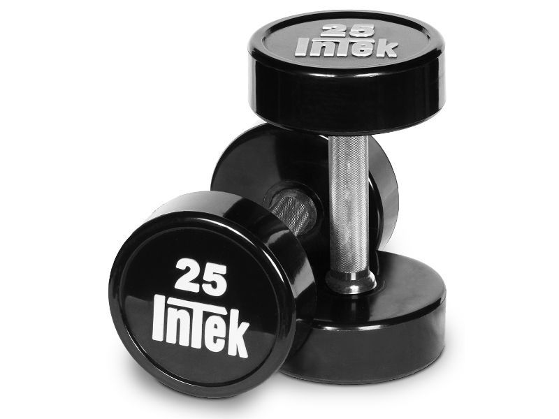 Intek Bravo Series Urethane Dumbbells - Adamant Barbell