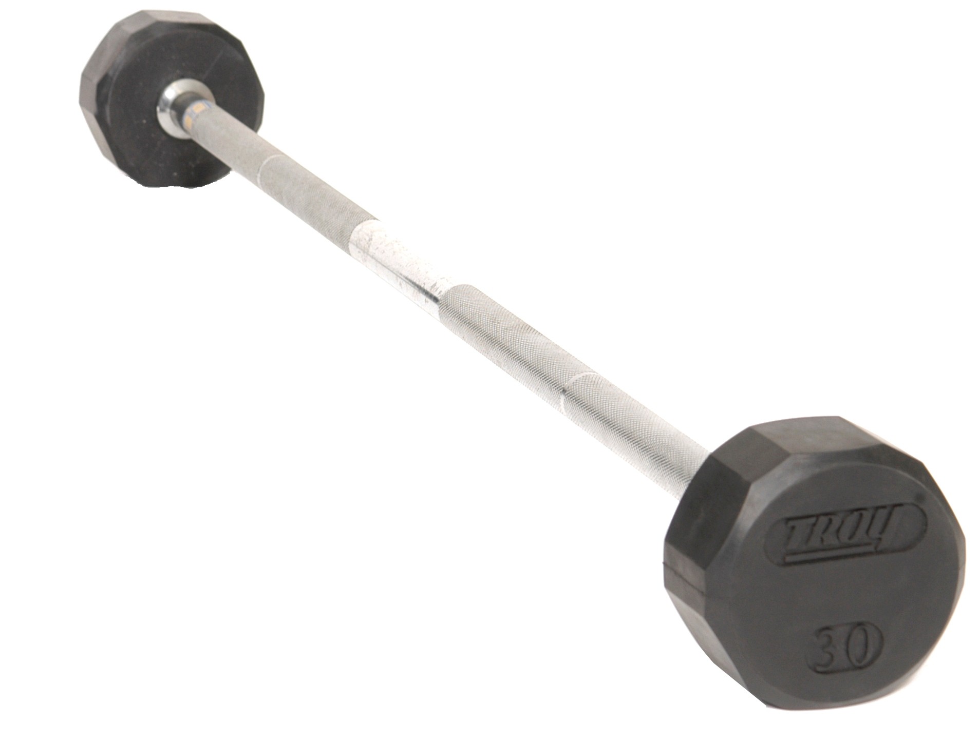 Troy Rubber Fixed Weight Barbell - Adamant Barbell