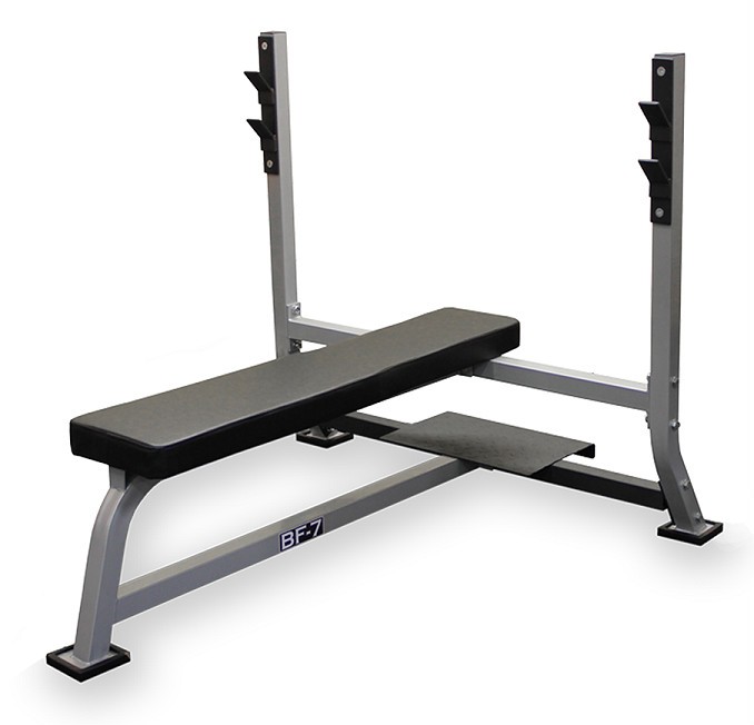 Valor BF-7 Olympic Bench with Spotter Stand - Adamant Barbell