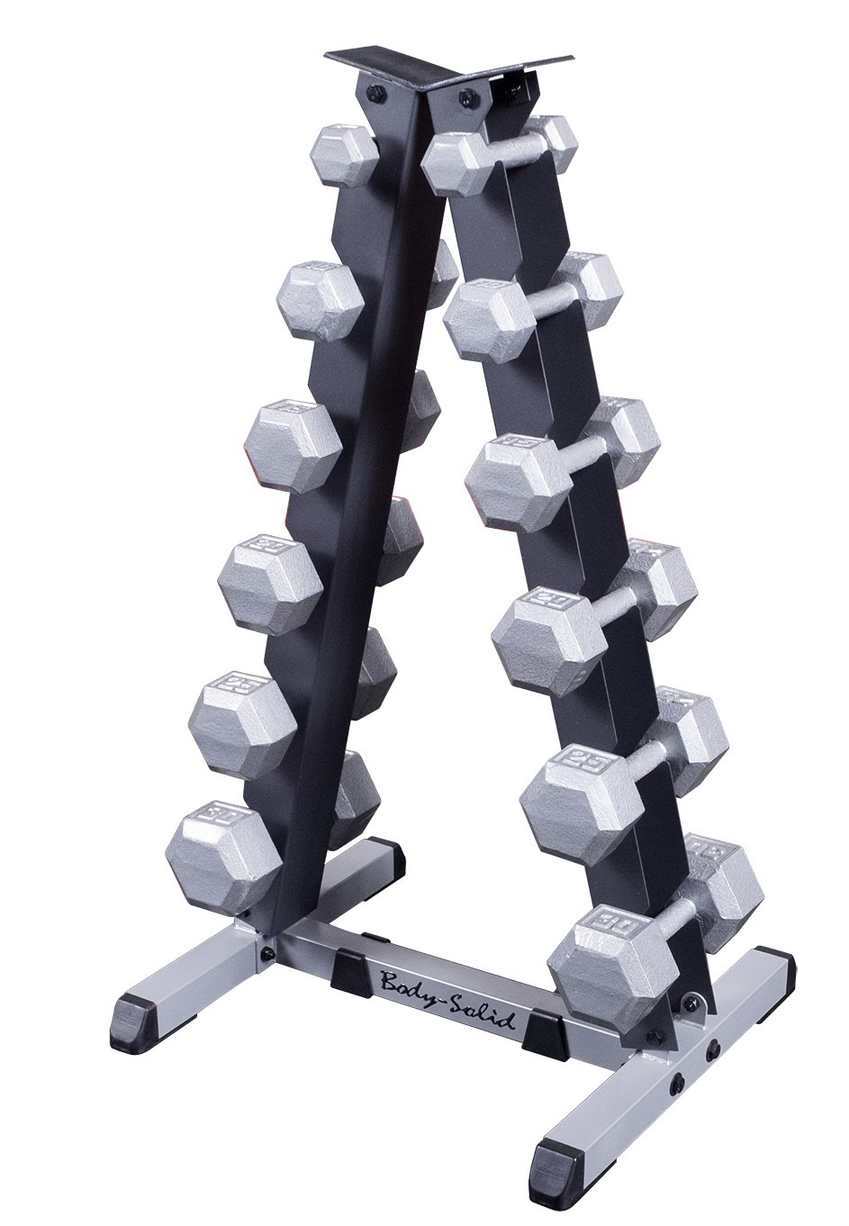 Body Solid 5-30 lb Vertical Dumbbell Rack - Adamant Barbell