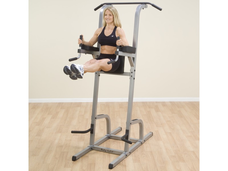 Body Solid Vertical Knee Raise, Dip and Pull Up - Adamant Barbell